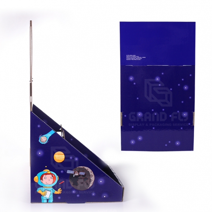 Custom Printed 2 Tier Cardboard CDU Display Box for Book | Grand Fly