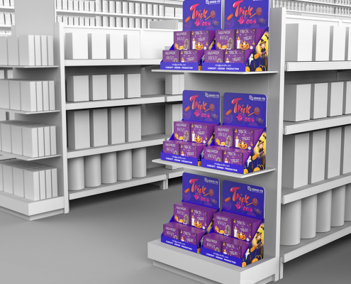 Halloween Theme POS Display Case Share | Grand Fly