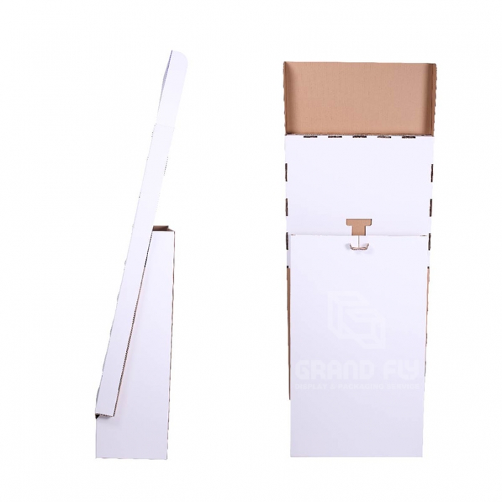 Custom Cardboard Seed Floor Display Rack with Pockets | Eco-Friendly ...