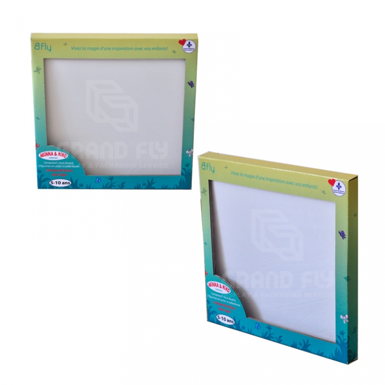 Custom Corrugated Box with PVC Window | Eco-Friendly & Durable Packaging