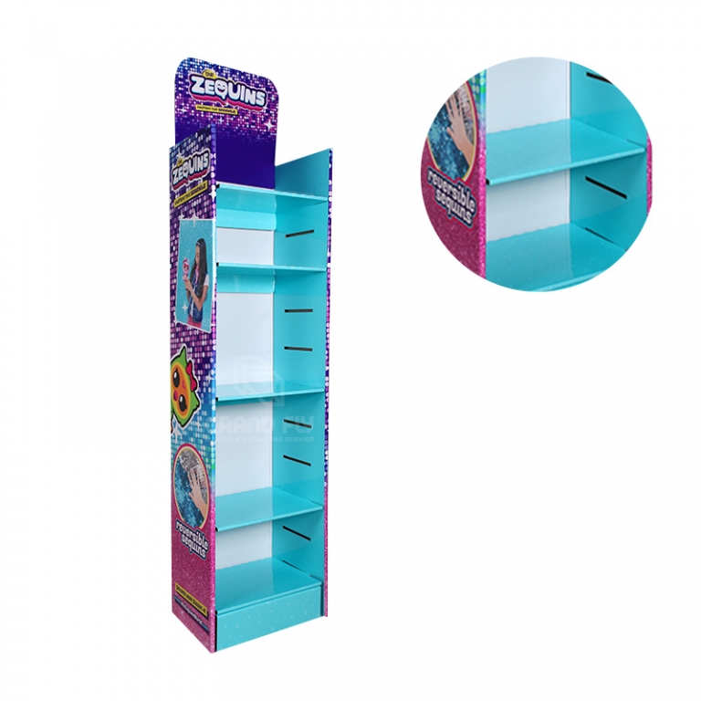 Custom 5-Shelf FSDU Cardboard Toy Display | Eco-Friendly & Customizable