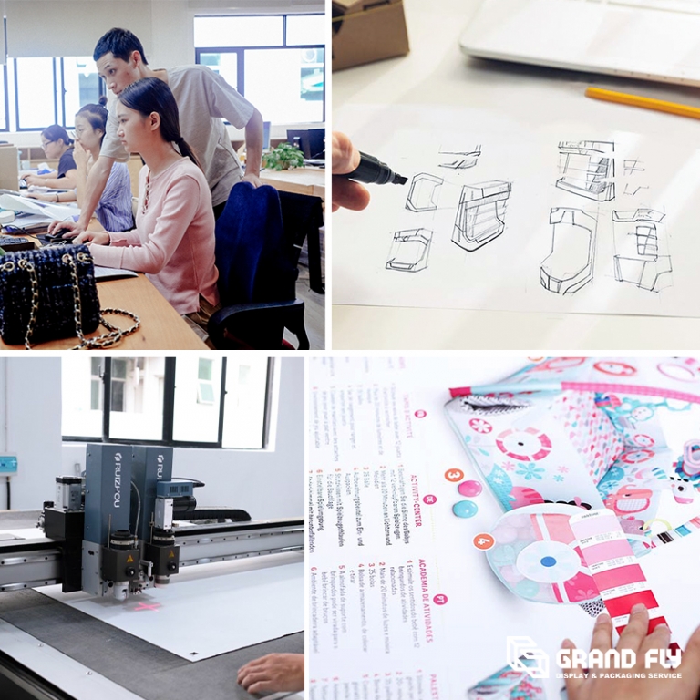 Custom Cardobard Sidekick Display, Powerwing Display, Endcap Displays