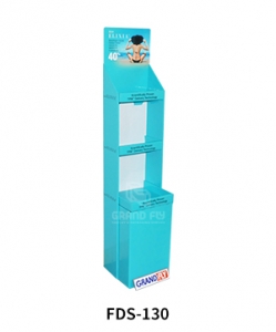 Custom Cardboard POP Floor Displays, Corrugated FSDU Stand