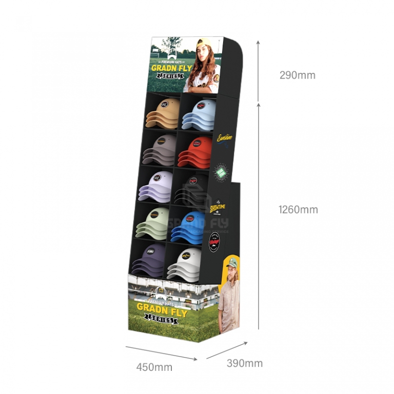 Custom Cardboard Hat Display Stand – Eco-Friendly & Brandable | [Your ...