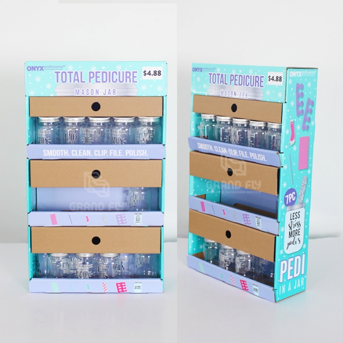 Custom Walmart Cardboard Sidekick Display – 3-Tier Eco-Friendly Retail ...