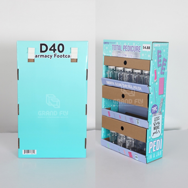 Custom Walmart Cardboard Sidekick Display – 3-Tier Eco-Friendly Retail ...