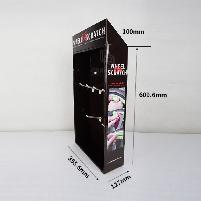 Custom Walmart Cardboard Sidekick Displays with Peg Hooks | Eco ...