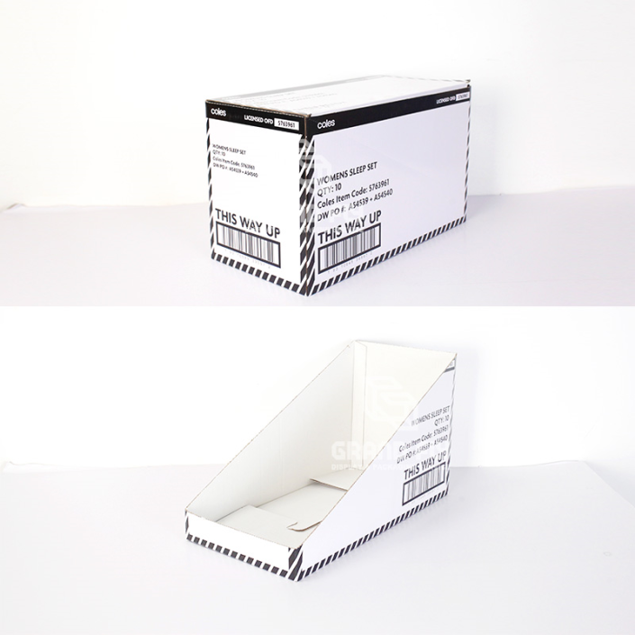 Custom Shelf-Ready Tear-Away Display Carton Box | Eco-Friendly ...
