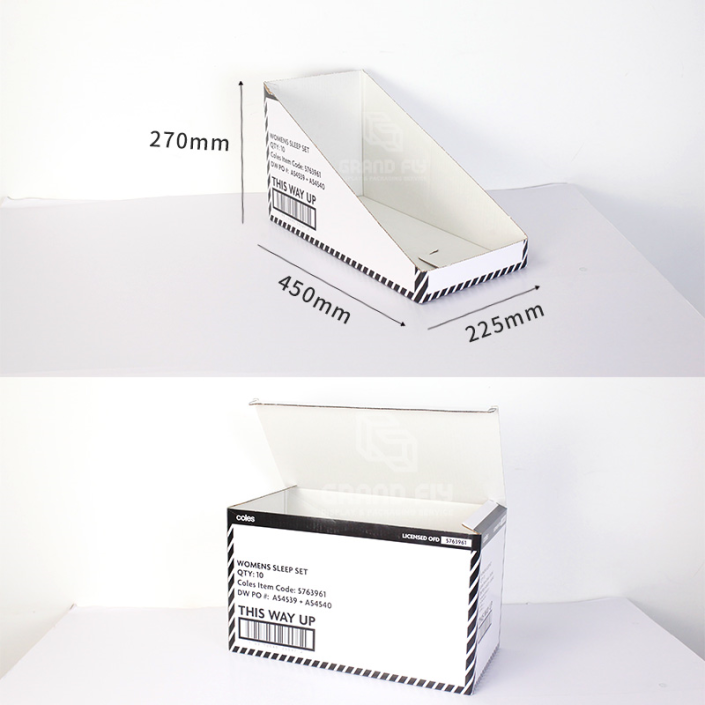 Custom Shelf-Ready Tear-Away Display Carton Box | Eco-Friendly ...