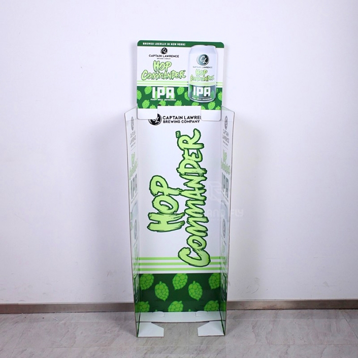 Custom Cardboard Beer/Energy Drink Floor Display – Eco-Friendly & Branded